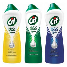 Cif Max Power, mleczko do czyszczenia powierzchni, z wybielaczem - ADMED