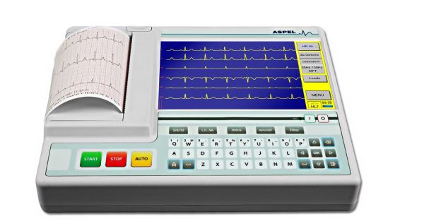 Aparat EKG elektrokardiograf ECG GREY v.07.205 - ADMED